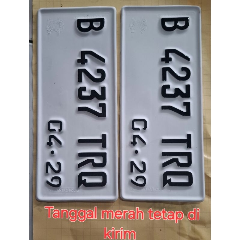 Jual PLAT NOMOR MOTOR STANDAR VARIASI PAKE LOGO SEPERTI SAMSAT | Shopee ...