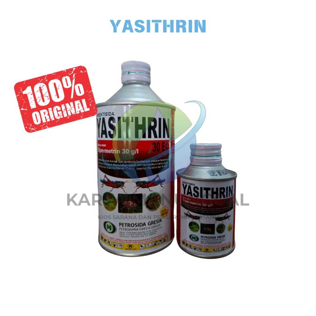 Jual Insektisida YASITHRIN 30 EC Pembasmi Hama Ulat Tanaman 100ml ...