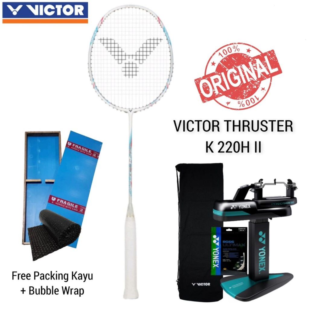 Jual Raket Badminton Victor THRUSTER K 220H II / TK 220 H II Original ...