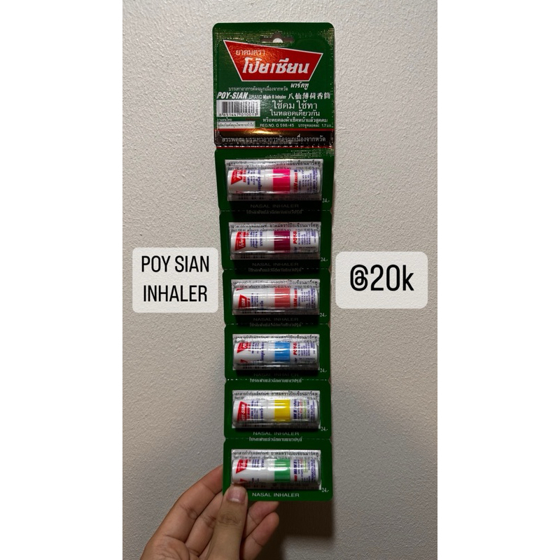Jual Poy Sian Inhaler Thailand - Segar dan Praktis | Shopee Indonesia