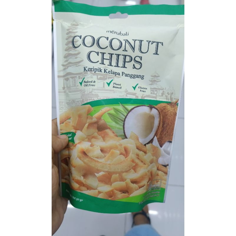 Jual Merubali Coconut chips 50gr keripik 2 Varian rasa : original dan ...