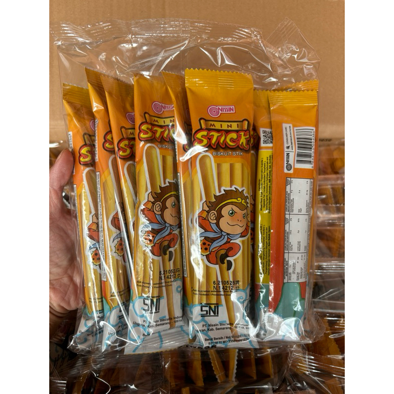 Jual agen distributor makanan ringan snack biskuit nissin mini stick ...
