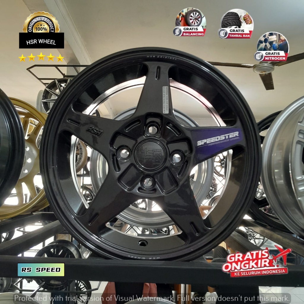 Jual Pelg Velg Mobil Racing HSR Untuk Agya, Altis, Ayla, Calya, Corolla, Corolla All New, Etios ...