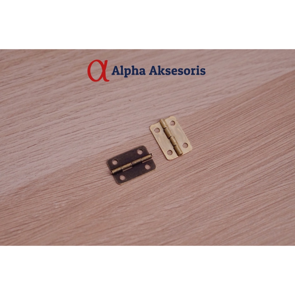 Jual Engsel Kotak kecil tumpul ukuran 2.2cm 22mm per 10 pcs engsel ...