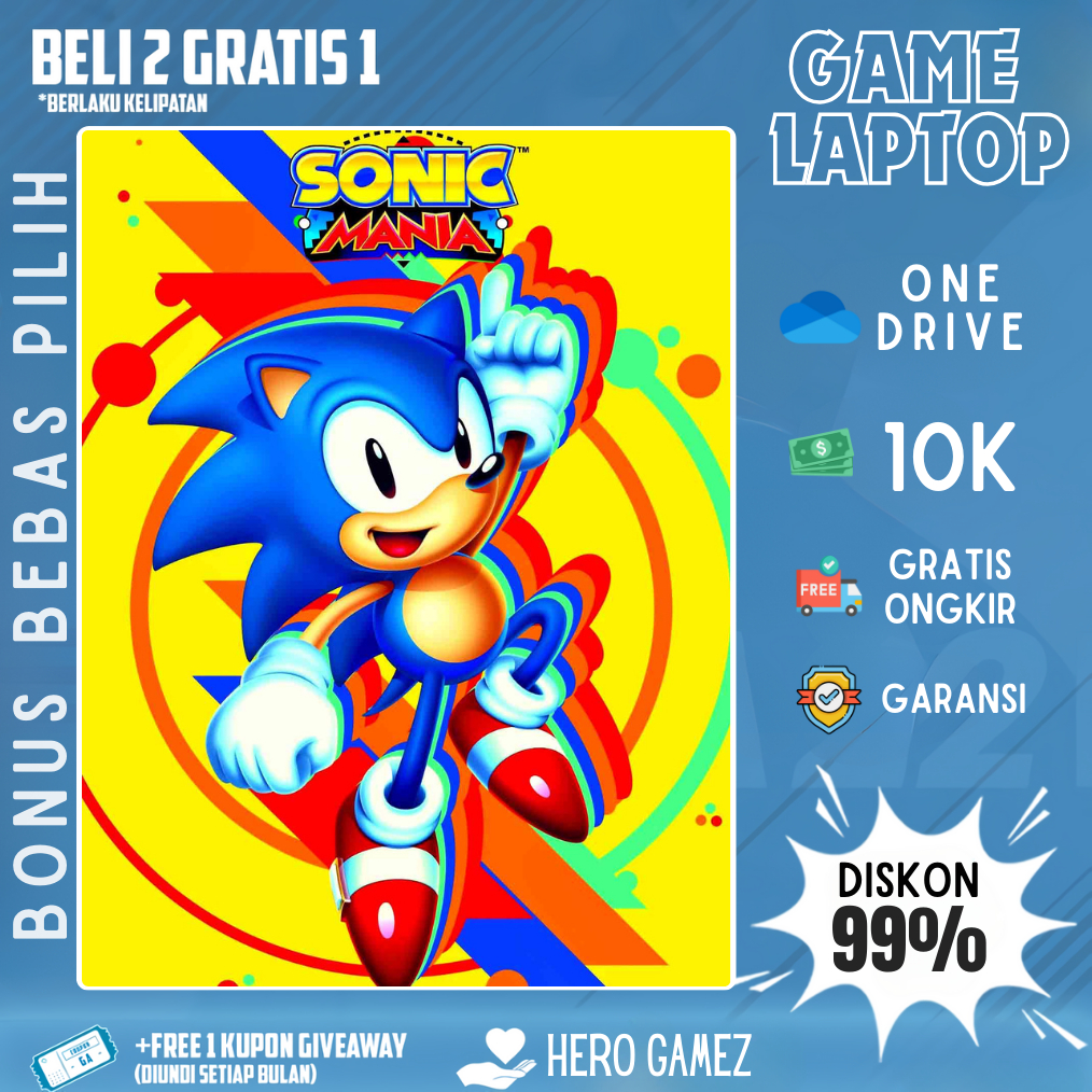 Jual Sonic Mania - LINK DOWNLOAD - GAME PC - GAME LAPTOP - GAME OFFLINE | Shopee Indonesia