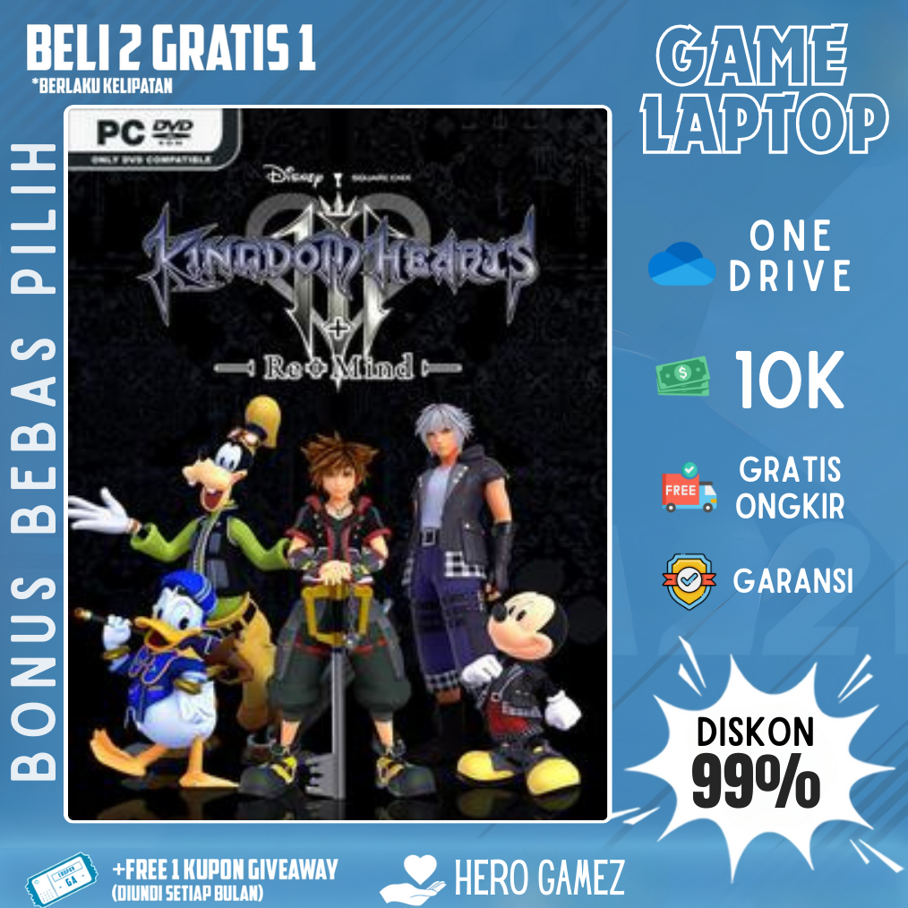 Jual KINGDOM HEARTS III Plus Re Mind - LINK DOWNLOAD - GAME PC - GAME LAPTOP - GAME OFFLINE ...
