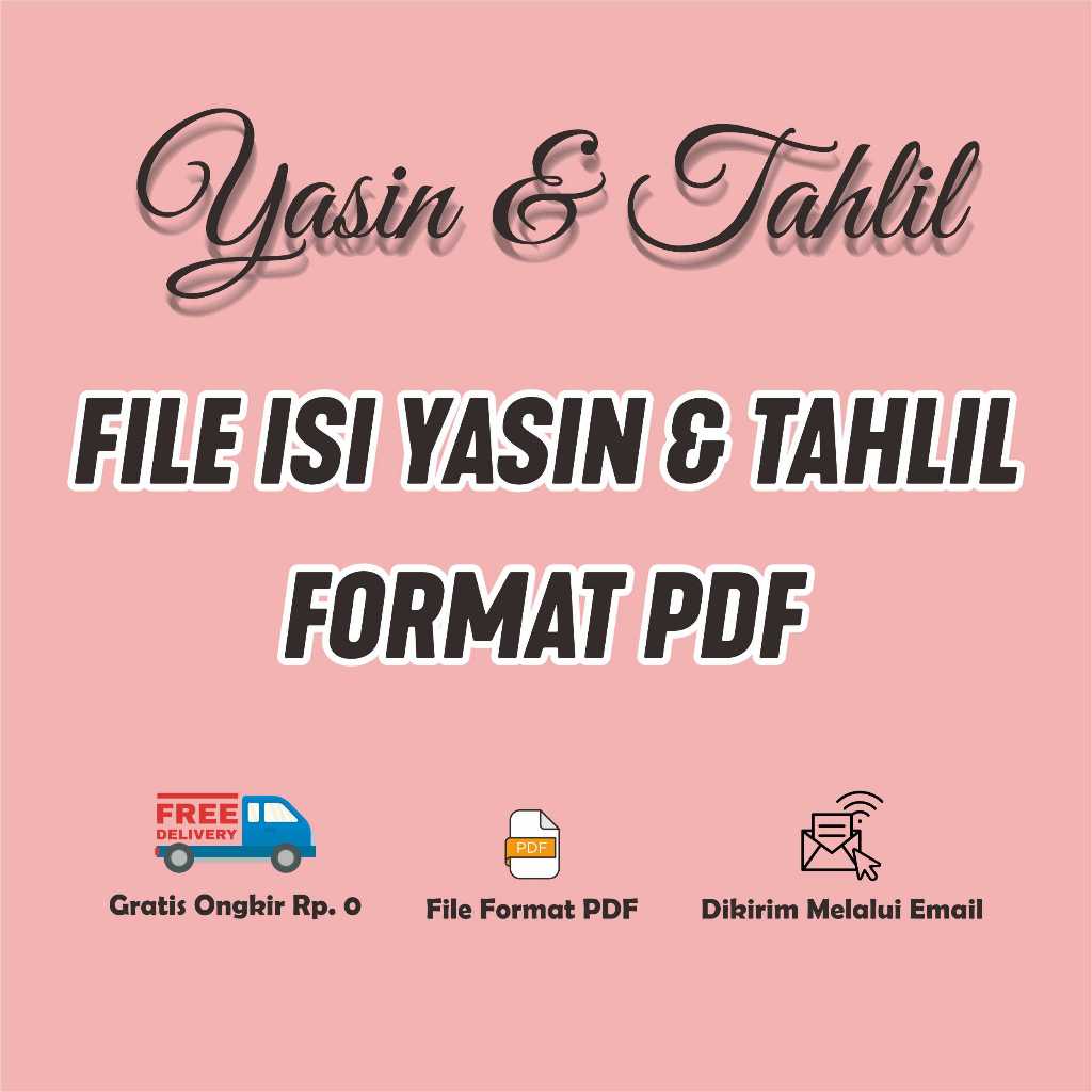 Jual FILE ISI YASIN FORMAT PDF | Shopee Indonesia
