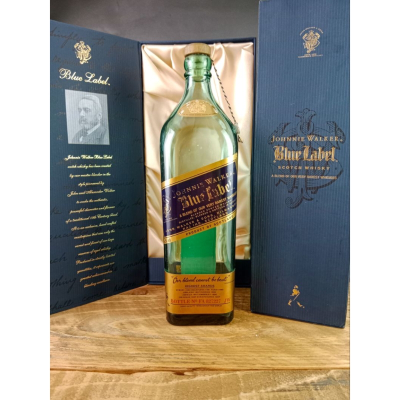 Jual BOTOL BEKAS J-WALKER BLUE LABEL 750ml (Set Exclusive Box) - Botol ...