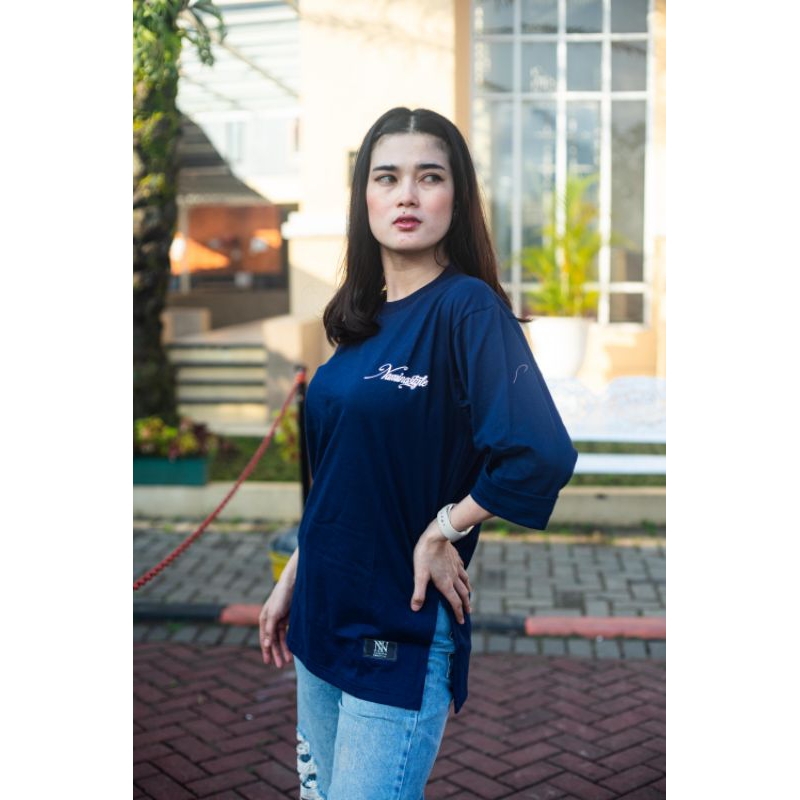 Jual NAMINA - Original Kaos Wanita Polos Model Lengan Stik Balik 3/4 ...