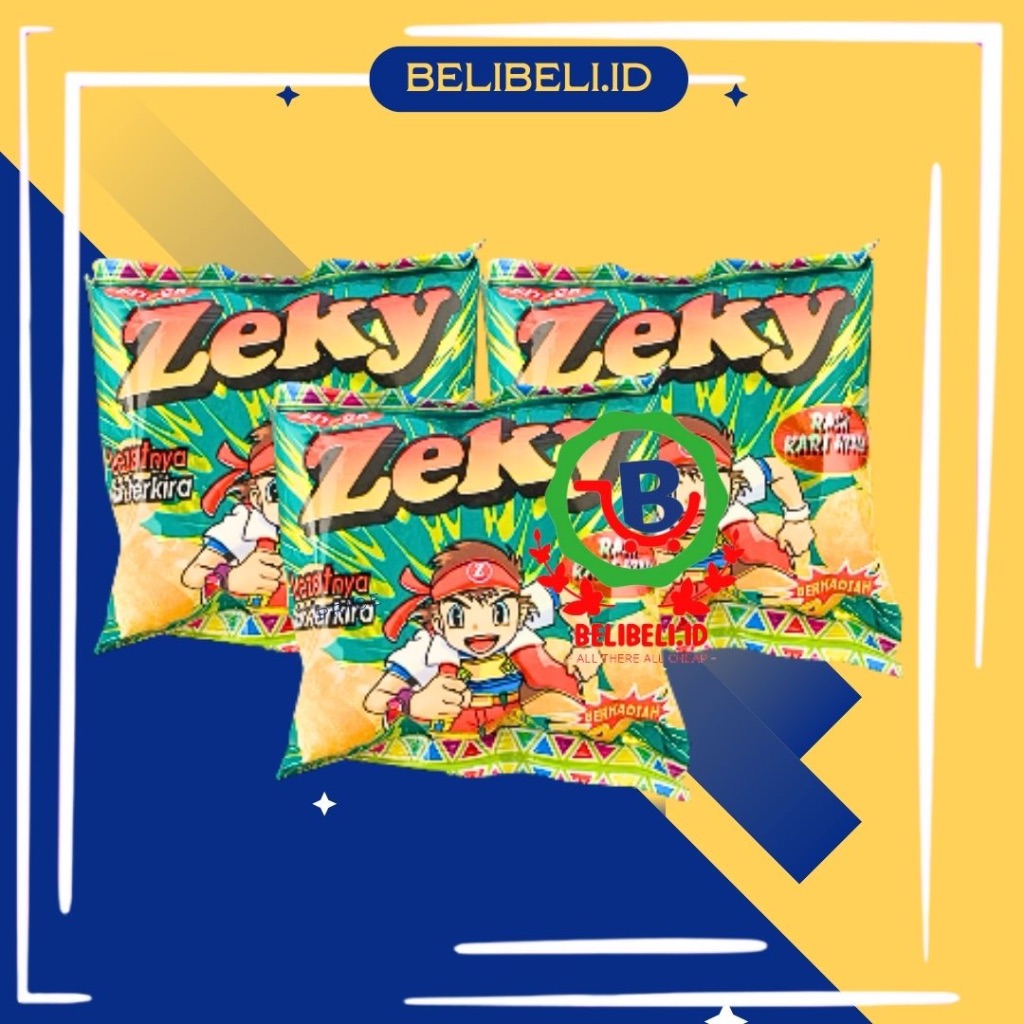 Jual Snack Chiki ciki jadul zaman dulu Berhadiah zeky rasa kari ayam 1 ...