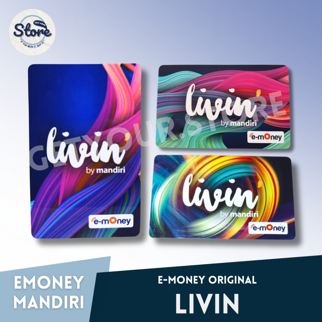 Jual Emoney Kartu Etoll Card Original Livin Mandiri | Shopee Indonesia