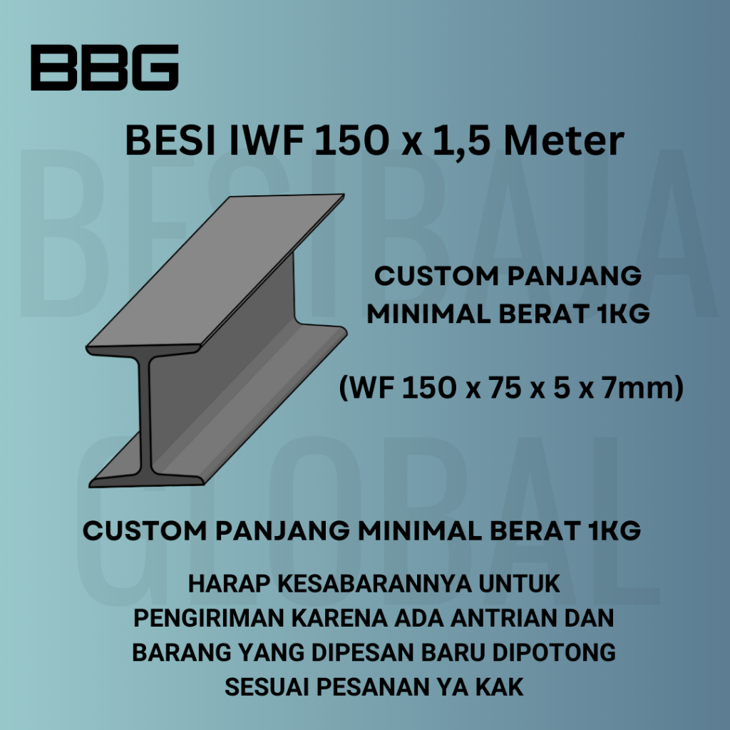 Jual BESI IWF 150 x 1,5M | Shopee Indonesia