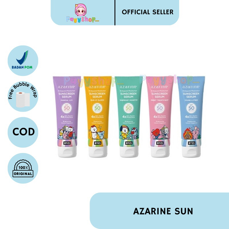 Jual Azarine Body Guard Moisturizer Sunscreen Serum SPF50 PA ...