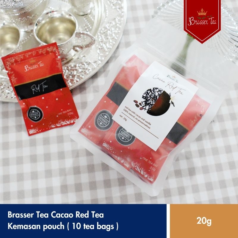 Jual Red Tea (Cacao Red) | Teh Merah Kemasan Pouch Isi 10 sachet (20g ...