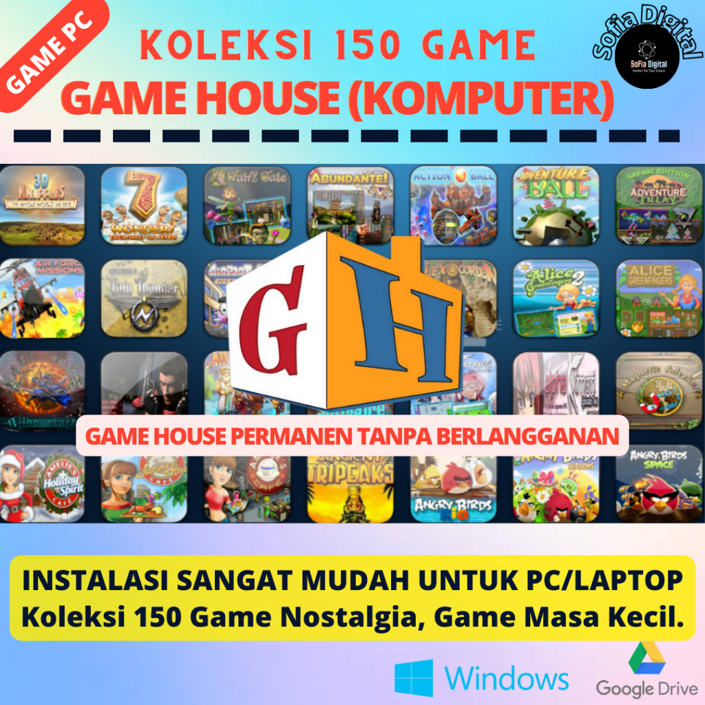 Jual KOLEKSI 150 GAMEHOUSE PC / KOMPUTER (GAME NOSTALGIA MASA KECIL ...
