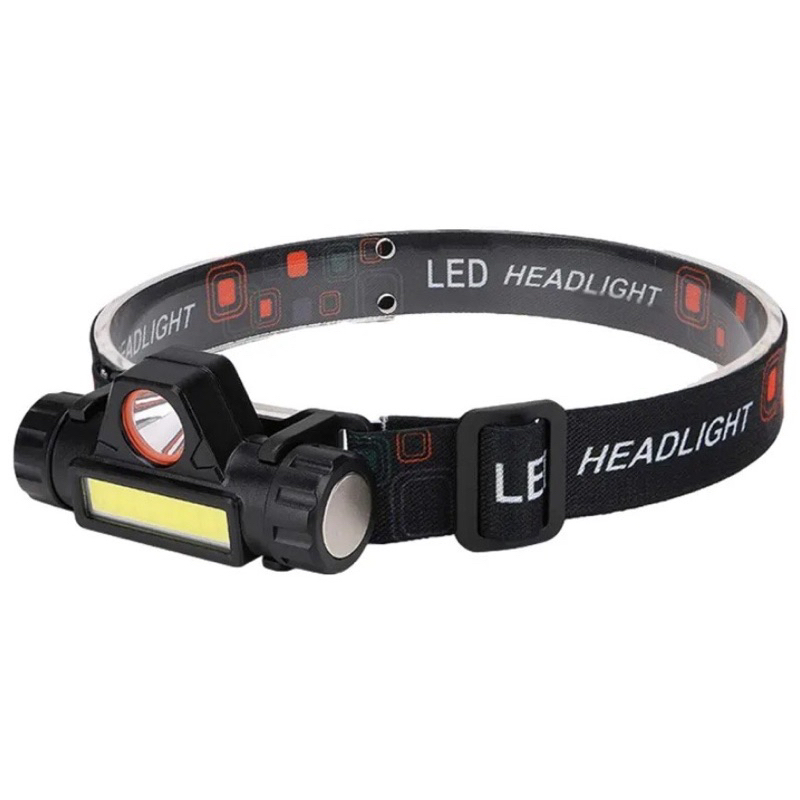 Jual Senter Kepala Mini COB 2 in 1 XPE Headlamp Cas USB / Senter Kepala ...