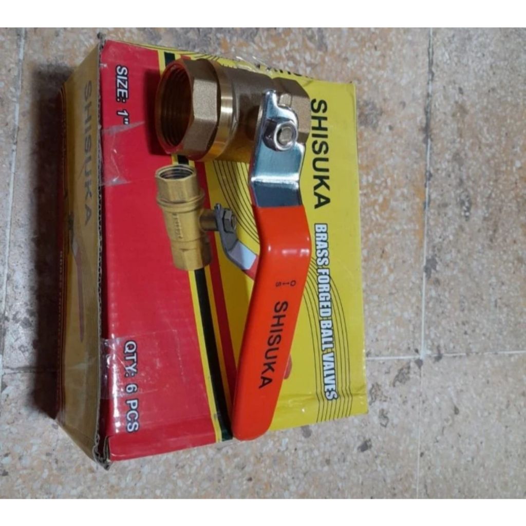 Jual Ball Valve Kuningan Shisuka 1" & 1/2" inch /Shisuka Stop Kran Kuningan 1" & 1/2 INCH ...