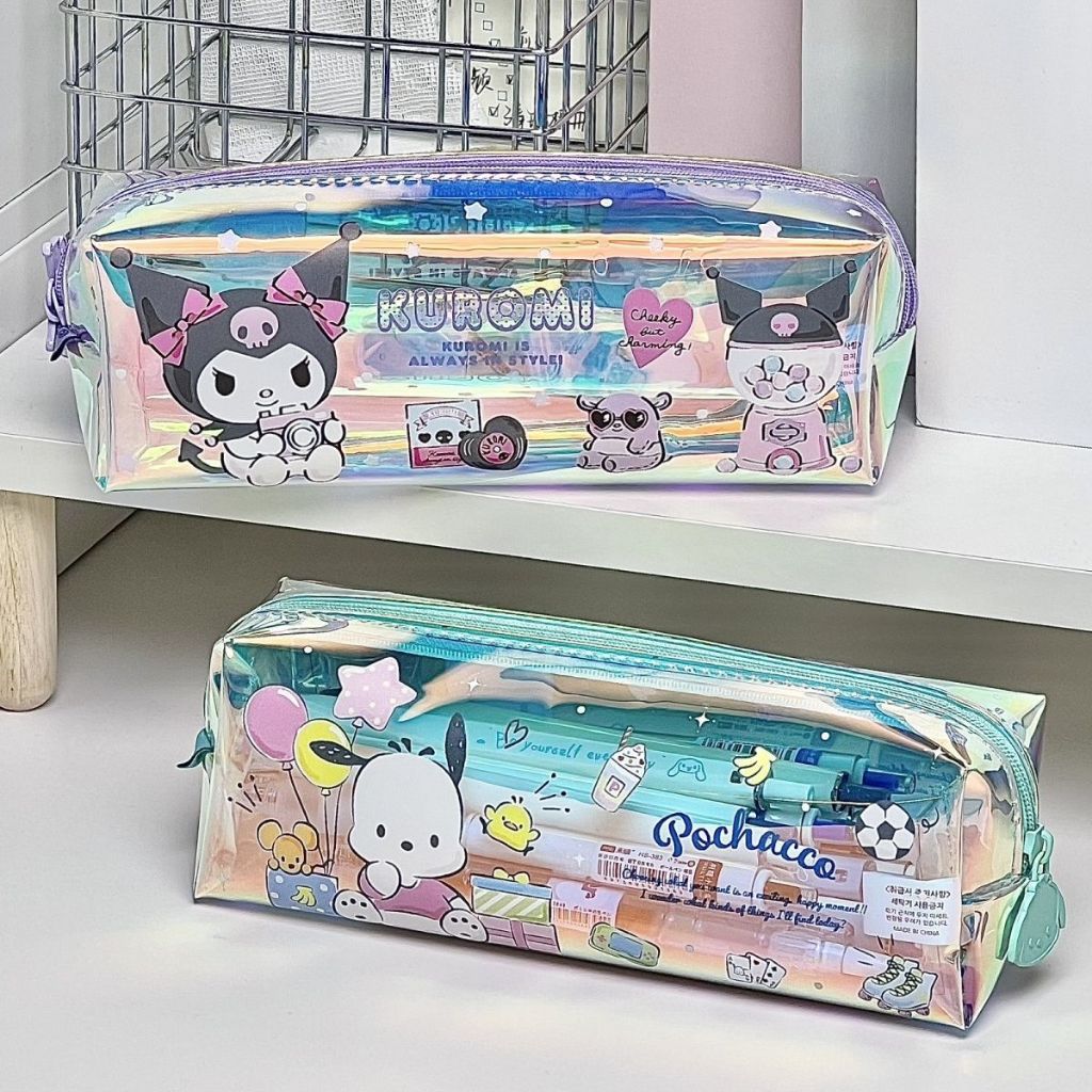 Jual PC-4 Kotak Pensil Hologram | Pencil Case lucu imut Kuromi ...