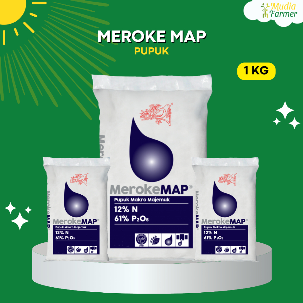 Jual PUPUK MARKO MAJEMUK MEROKE MAP 1 KG | Shopee Indonesia