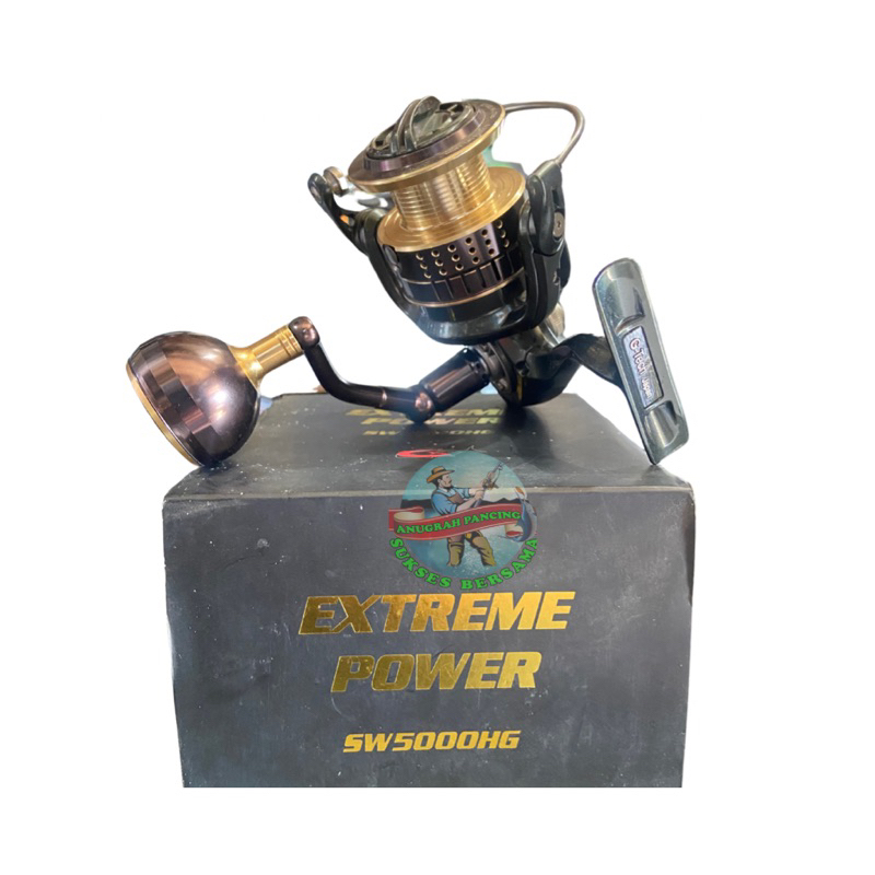 Jual Reel Extreme Power SW 5000 HG Metal Body G-Tech Power Handle ...