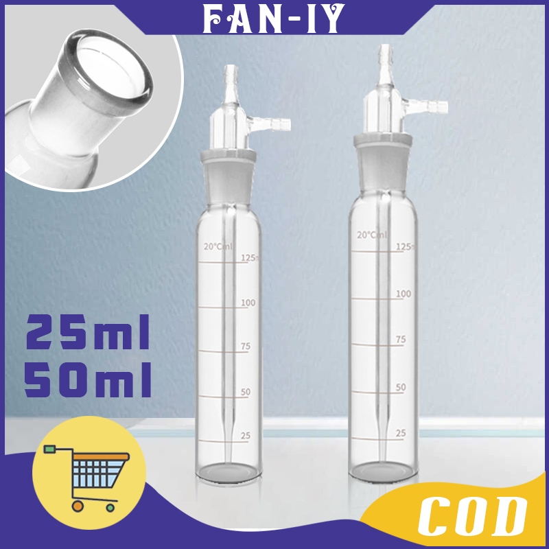 Jual 25ml 50ml Glass Impinger Profesional Midget Inpinger Jenis Dampak ...