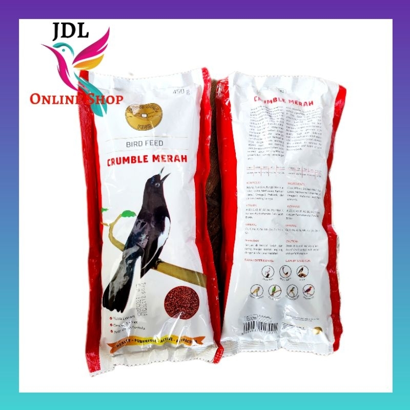 Jual Goldcoin crumble 450 gram Pakan Voer Pur Burung Kacer Gold Coin ...