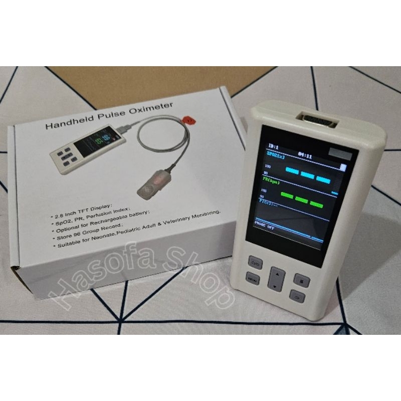 Jual Handheld Pulse Oximeter H100 - Saturasi Oksigen | Shopee Indonesia