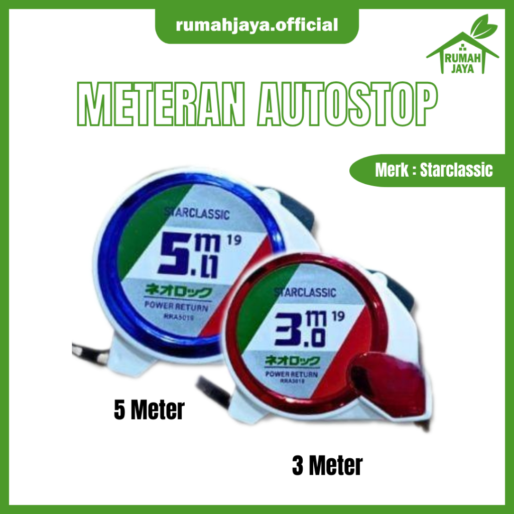 Jual RJO - Meteran Tukang / Measuring Tape / Meteran PVC 3M 5M Meter ...