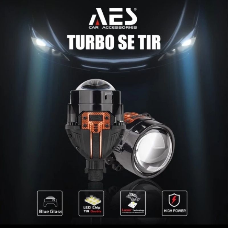 Jual Biled Projector AES Turbo SE TIR 2,5 inch 60 Watt | Shopee Indonesia