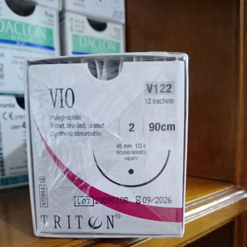 Jual T vio 2 roundbodied V122 / box ( PGA absorbable) | Shopee Indonesia
