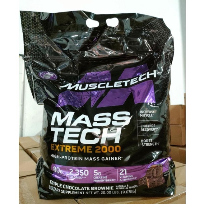 Jual (Bonus Sample/Shaker) Mass tech Masstech Extreme Xtreme Gainer ...