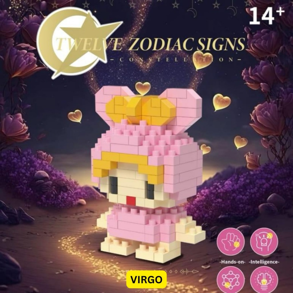 Jual [TSJ]Mainan Mini Brick Karakter / Balok Susun Mini / Building Box ...