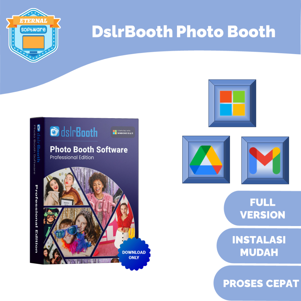 Jual DslrBooth Photo Booth Full Version Aplikasi Professional Photo ...