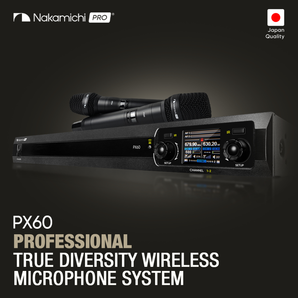 Jual Nakamichi Professional Wireless Microphone PX60 | Shopee Indonesia