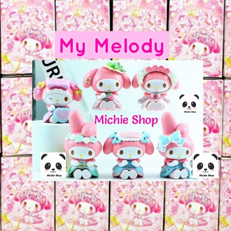 Jual Blind Box Sanrio Random Collection Topper Gifts Doll Hello Kitty Cinnamoroll Kuromi My ...