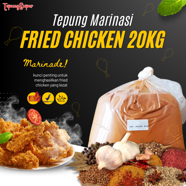 Jual Bumbu Marinasi Ayam KFC / CRN 1802 / Daging Ayam lebih Empuk Dan ...