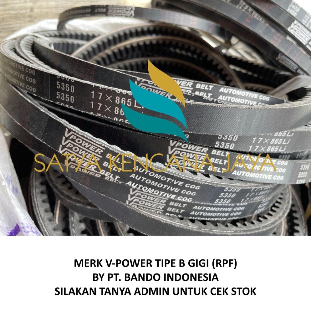 Jual KODE J32T COD VBELT FAN BELT GIGI RPF TIPE B51 B52 B53 B54 B56 B57 B58 B59 B6 B61 B62 B63 ...