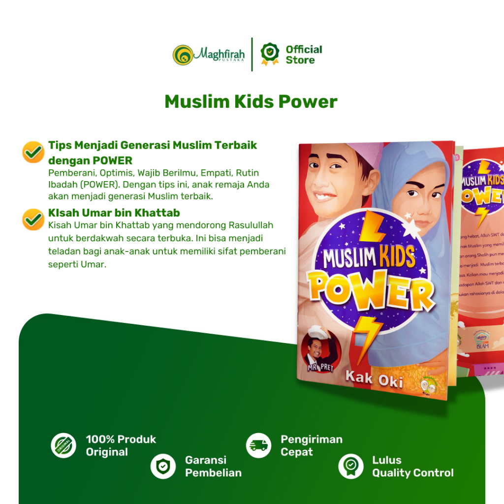 Jual Maghfirah Pustaka Muslim Kids Power Buku Komik Edukasi Anak ...