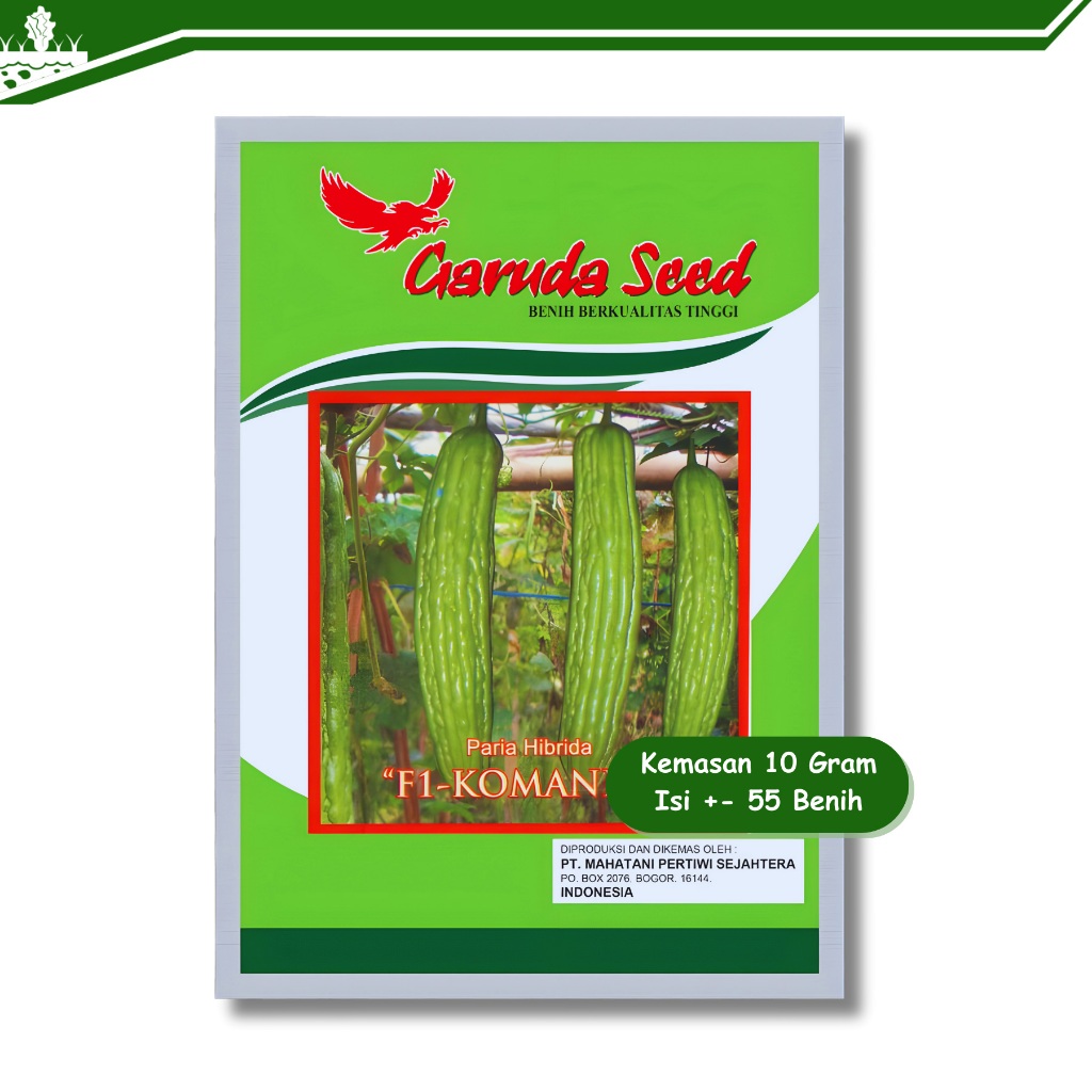 Jual Benih paria hibrida F1 komando Garuda Seed 10 Gram biji pare ...