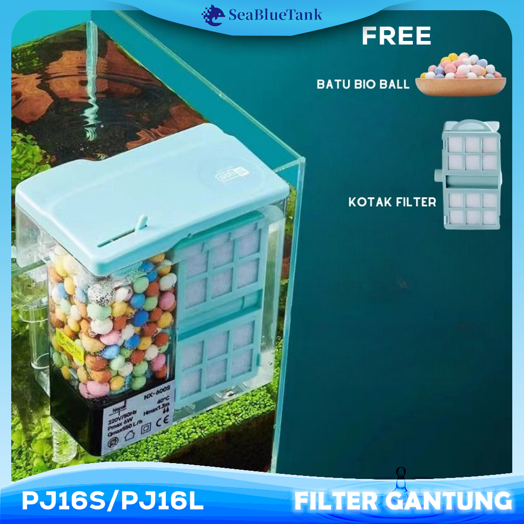 Jual SBT Filter Gantung PJ16S/PJ16L Hanging Filter Aquarium 3 Watt ...