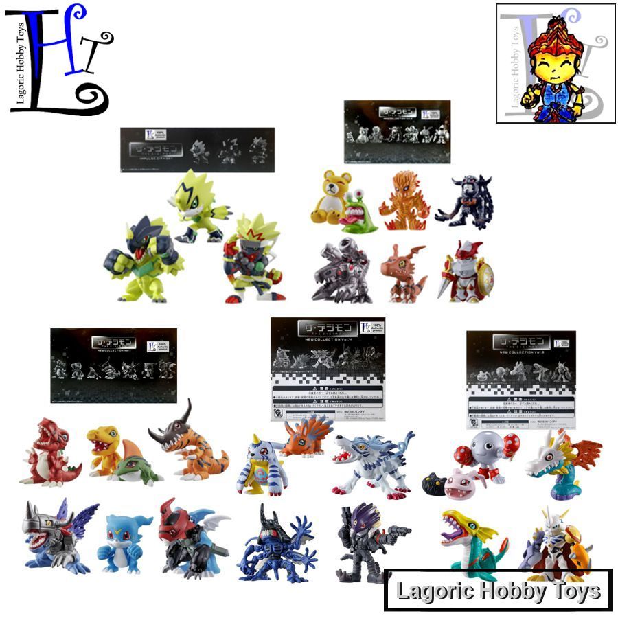 Jual Digimon New Collection Set Bandai Mix Varian LHT 1 Mainan Figure ...