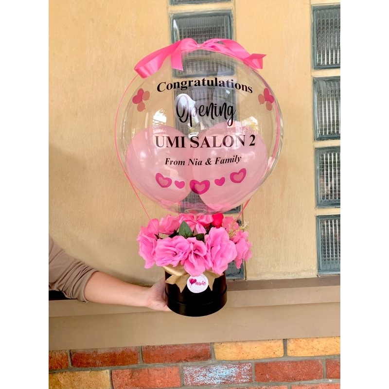 Jual Buket Balon LARGE + PITA / Bunga Balon / Balloon Box / Box Balon ...