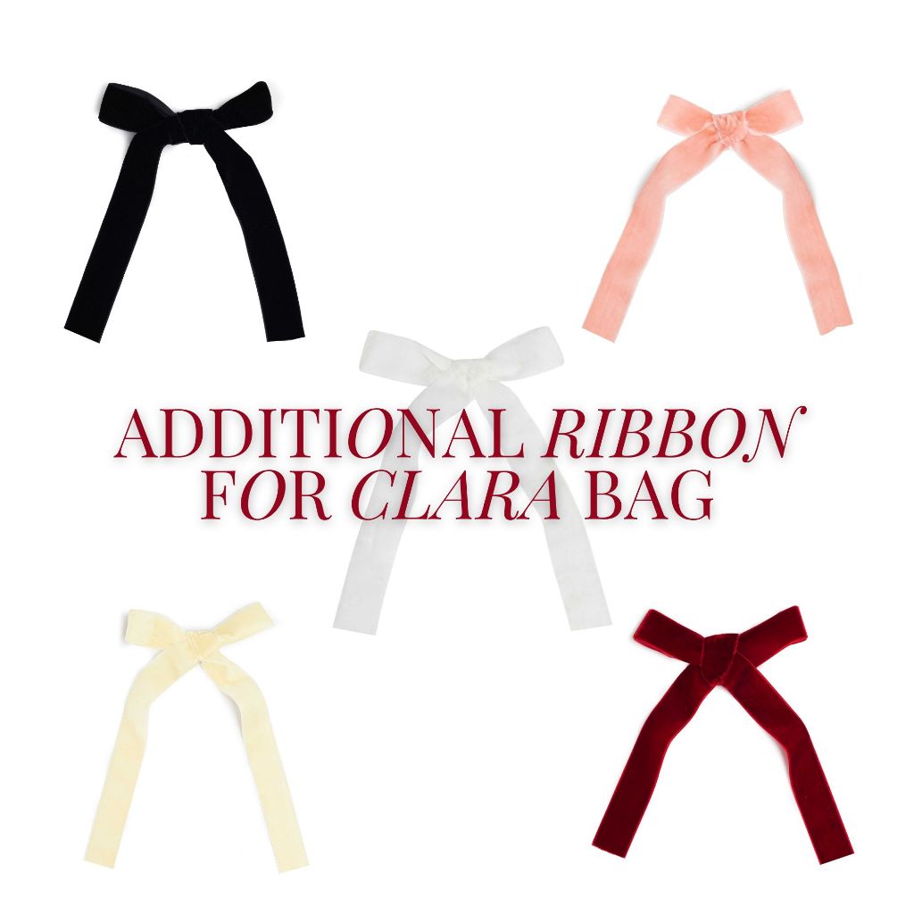 Jual PITA | Additional Ribbon for Clara Bag Bow Coquette Velvet Semi ...