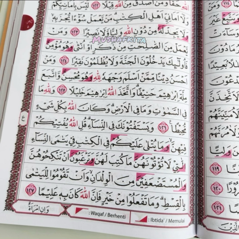 Jual AlQuranulkarim Samsia Besar Ukuran A4 Alquran Mushaf Khot Utsmani ...