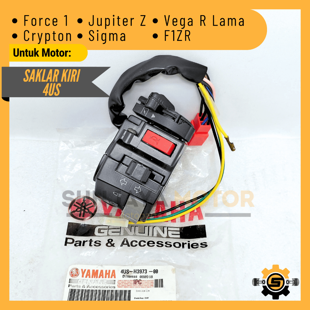 Jual Switch Holder Original Yamaha 4US Saklar Kiri F1ZR Jupiter Z Vega ...