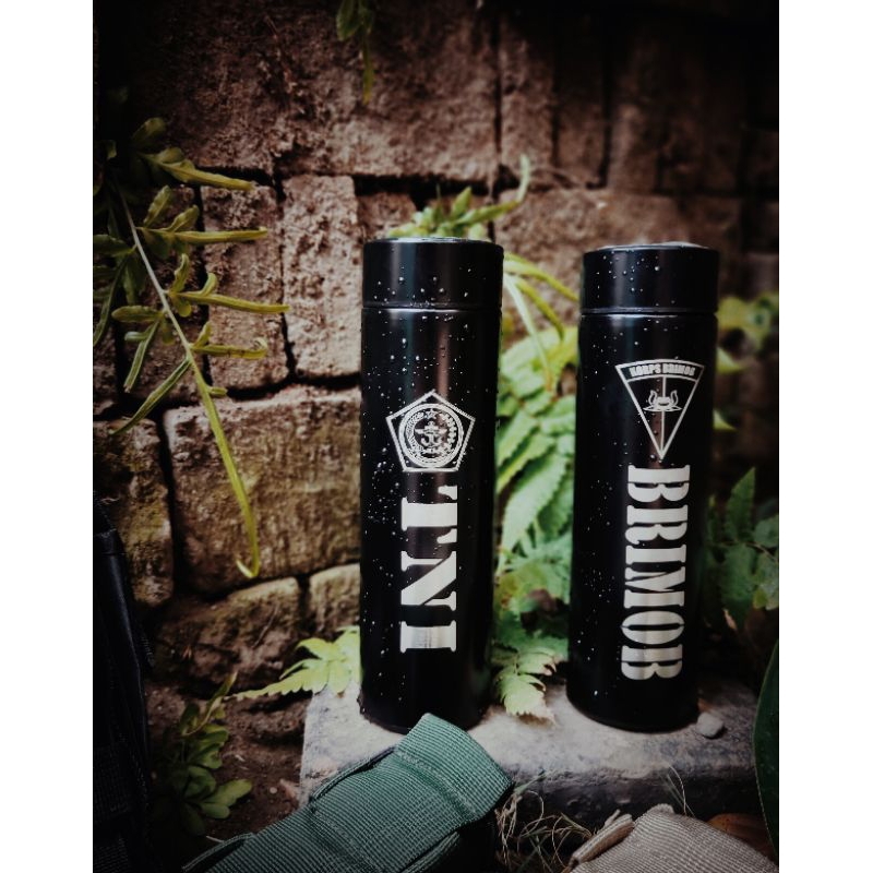 Jual Botol minum tumbler termos digital tumler tremos suhu besi logo ...