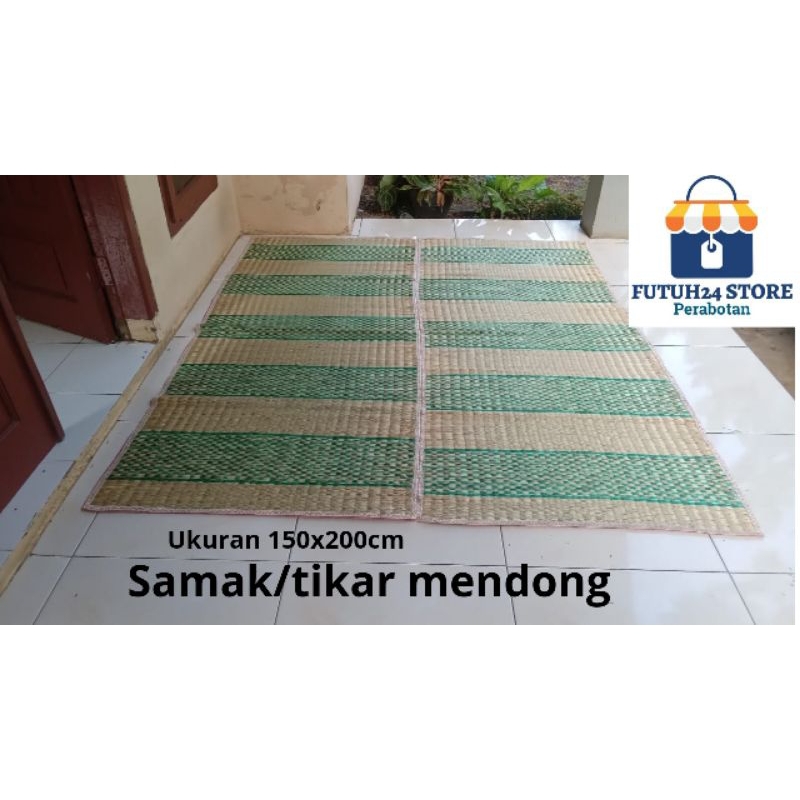 Jual samak tikar mendong 150x200cm dengan gaya khas tradisional samak ...