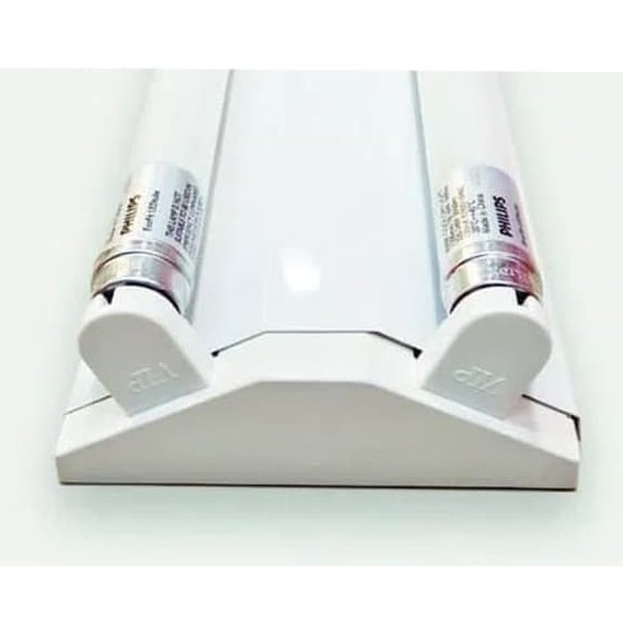 Jual Kap Lampu housing V TL T8 + Set LED 16 watt 2x16 / Neon 36 watt ...