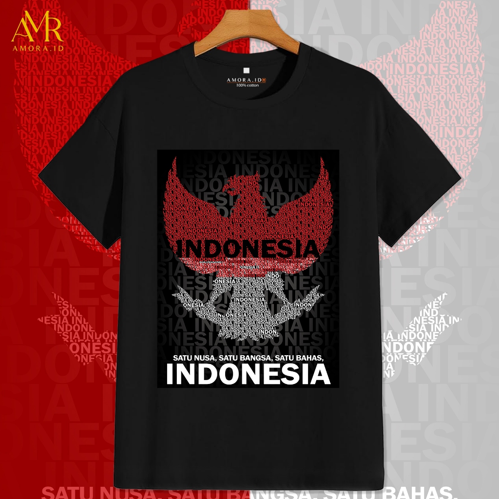 Jual KAOS INDONESIA MERDEKA I LOVE INDONESIA COMBED ASLI PREMIUM ...