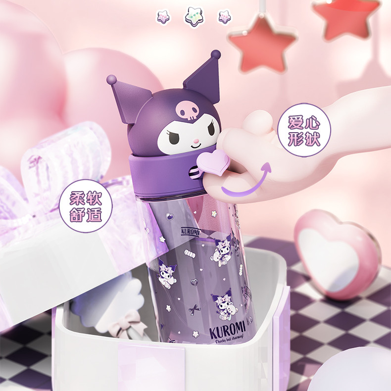 Jual BOTOL MINUM KUROMI / BOTOL MINUM TERBARU MOTIF KUROMI, CINNAMOROL ...